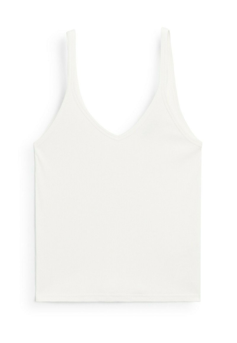 Massimo Dutti TANK - Top - white/weiß - Zalando