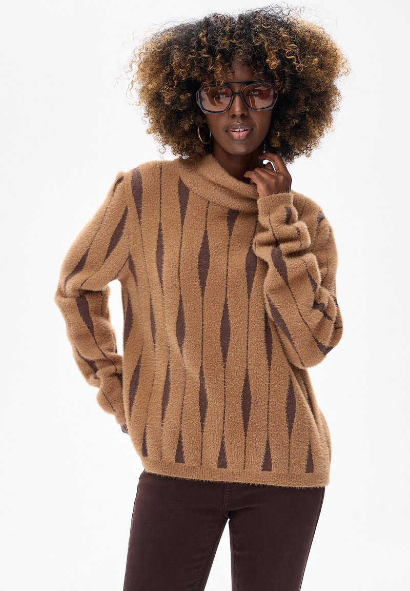 blue shadow SKAYA - Jumper - brown - Zalando