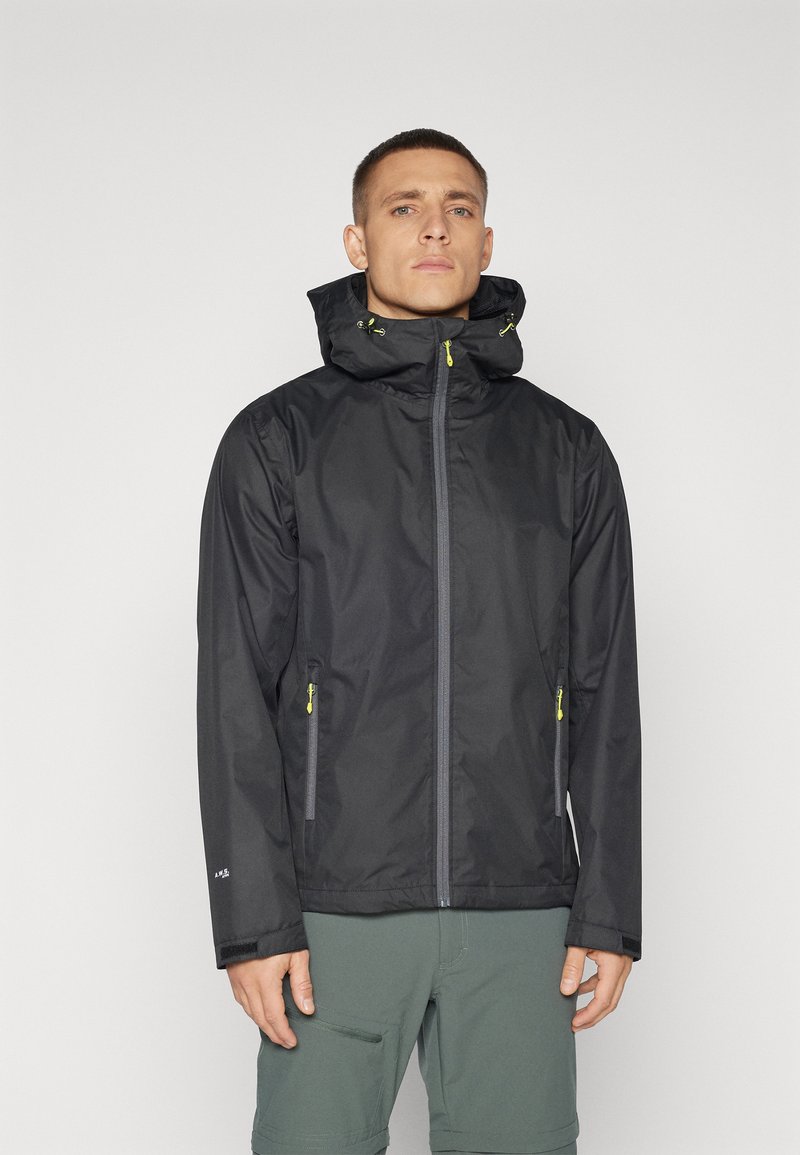 Icepeak BRECKERFELD - Hardshell jacket - black - Zalando.ie