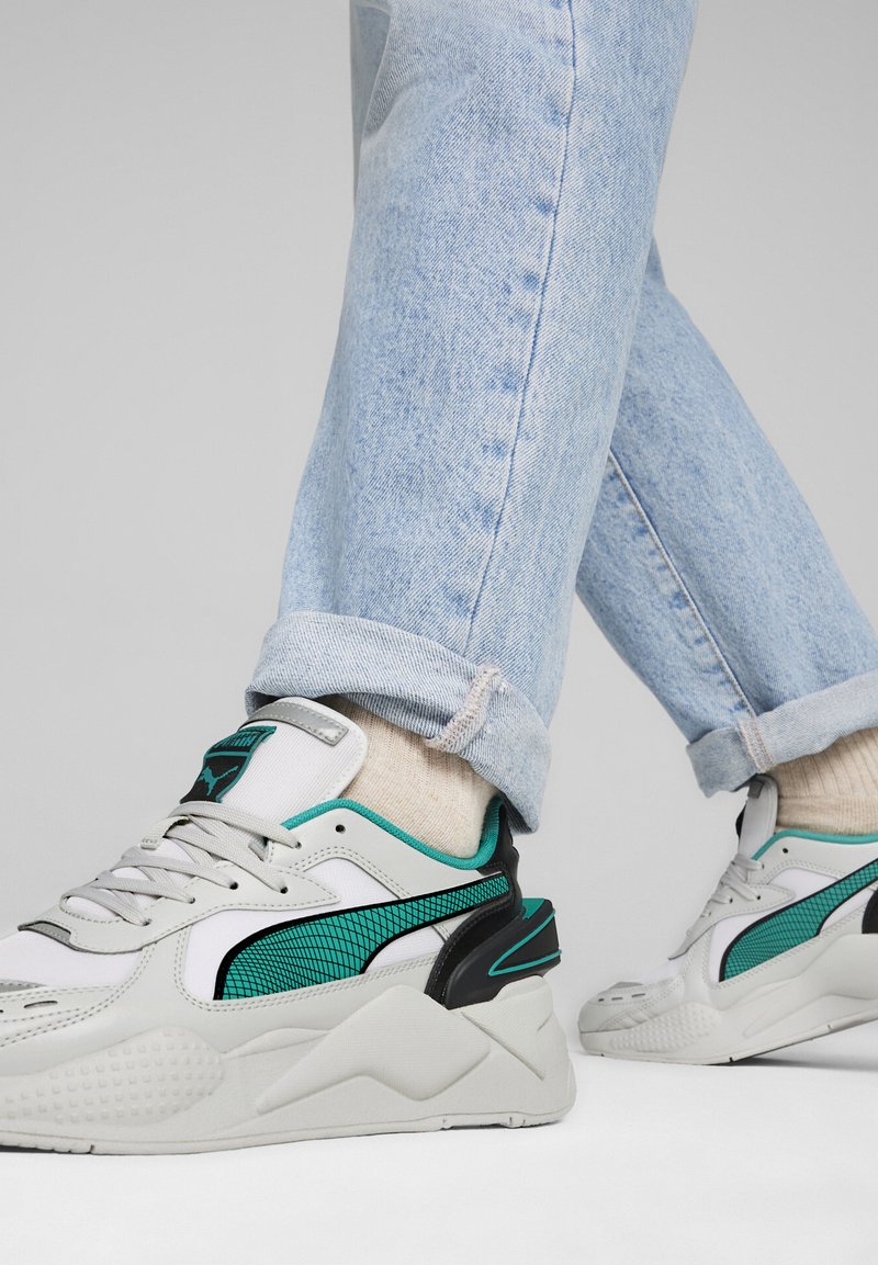 Puma RS-X 40TH ANNIVERSARY - Sneakers low - white feather gray/alb ...