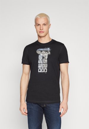 Diesel T-DIEGOR-K70 - Print T-shirt - black - Zalando.co.uk