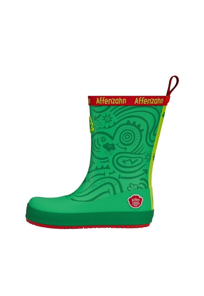 Affenzahn PLASHY - Wellies - grün/green - Zalando