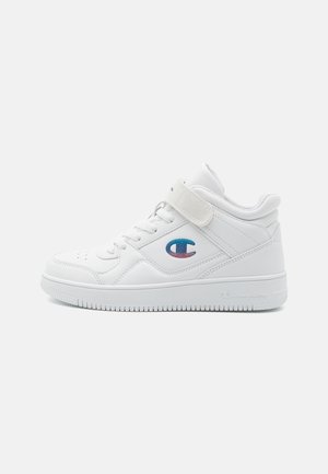 Champion REBOUND VINTAGE MID UNISEX - Basketbalové boty - white/bílá ...