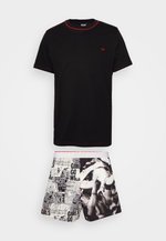 Diesel Pigiama - black/white/nero - Zalando.it