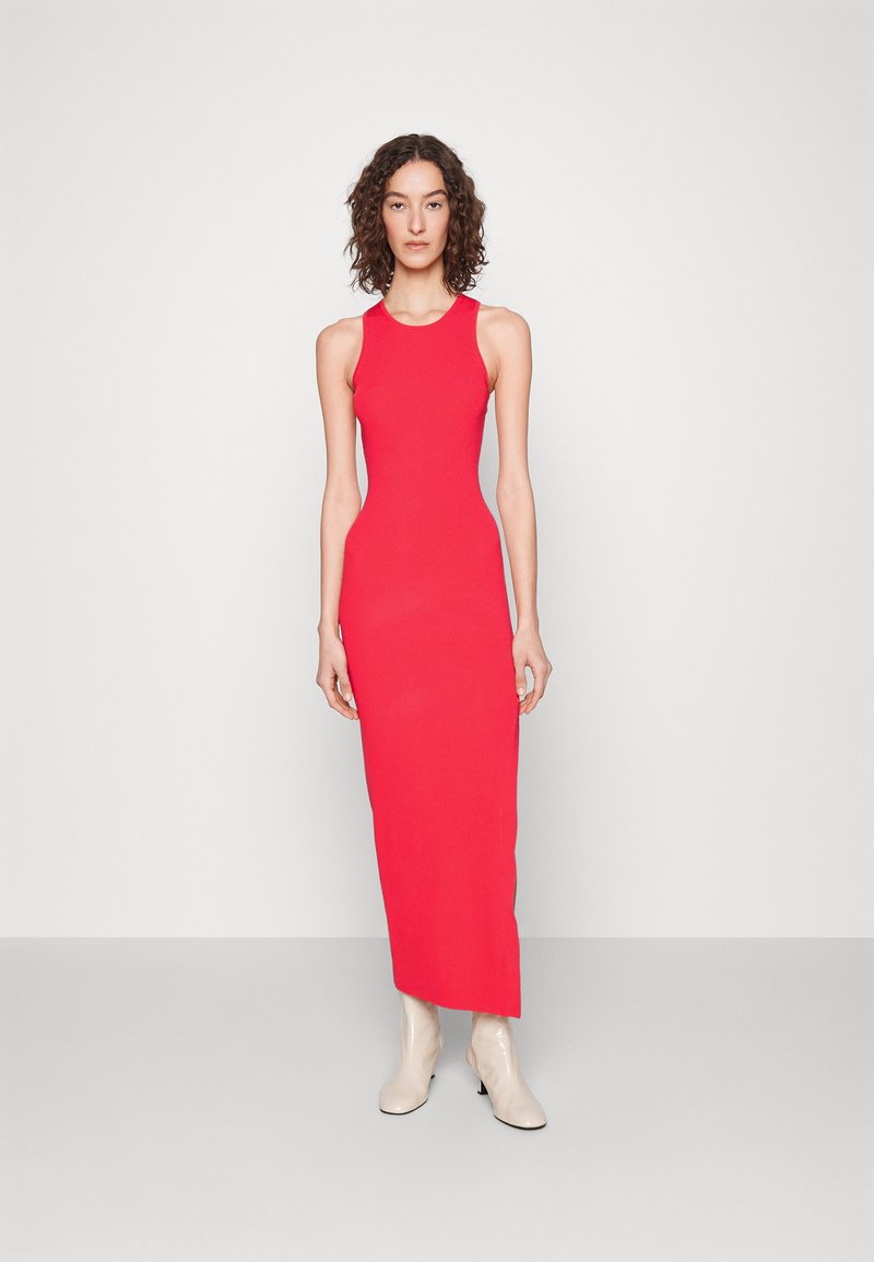 MICHAEL Michael Kors TANK SIDE SLIT MAXI - Day dress - geranium/light ...
