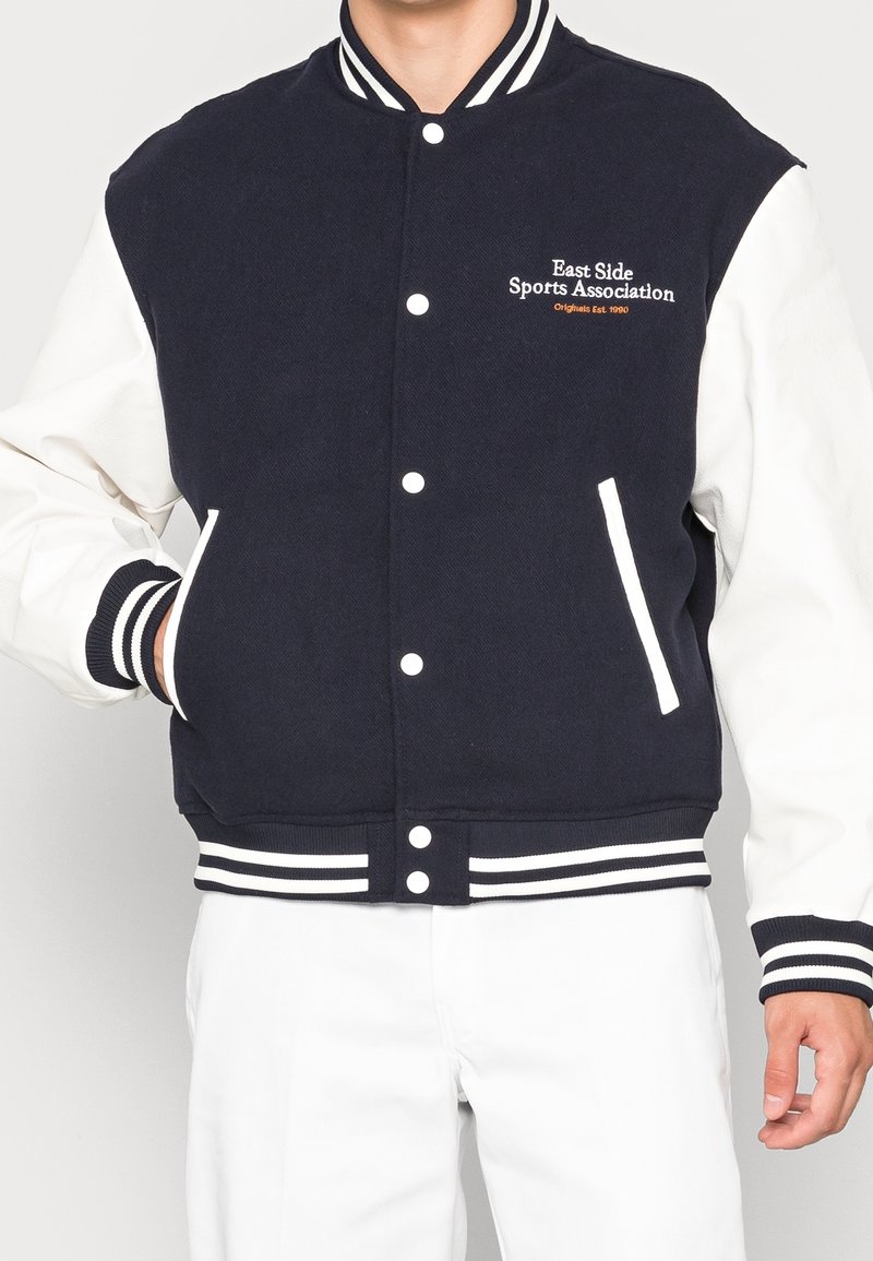 Jack & Jones Bomber Jacket - dark blue - (Pre-owned) - Zalando