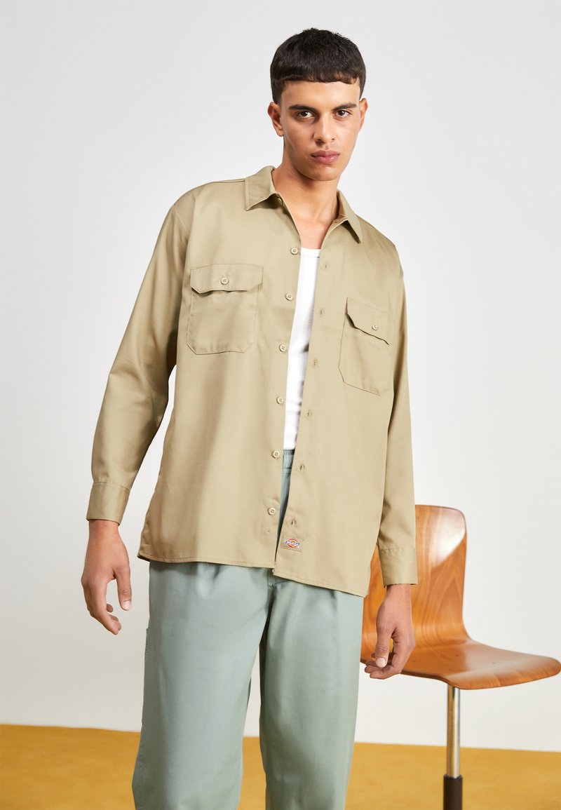 Dickies WORK - Chemise - khaki/beige - ZALANDO.FR