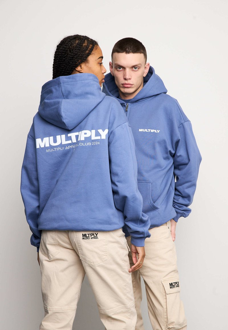 Multiply Apparel MULTIPLY APPAREL - Sweatjacke - coastal fjord/hellblau ...