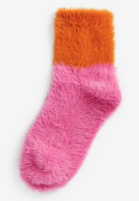 Next FLORAL CROPPED COSY BED SOCKS 2 PACK - Strumpor - navy pink orange ...