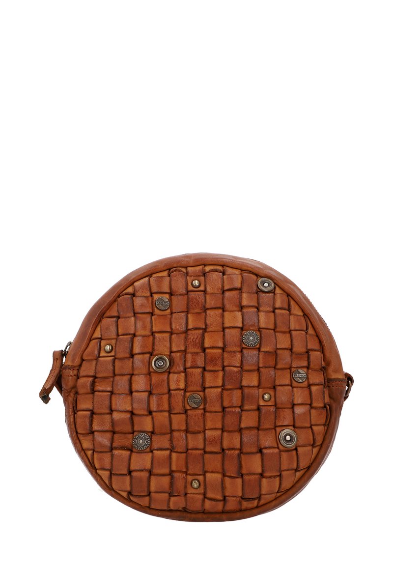 Gusti Leder GABRIELLA - Axelremsväska - braun/brunmelerad - Zalando.se