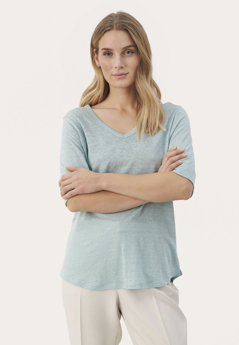 Part Two CURLIESPW - T-shirts basic - ether/turkis - Zalando.dk