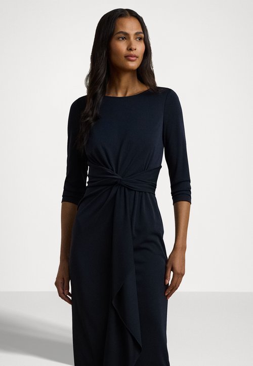 Lauren Ralph Lauren JILLEAH SHORT SLEEVE DAY DRESS - Vapaa-ajan mekko - indigo sail/sininen ...