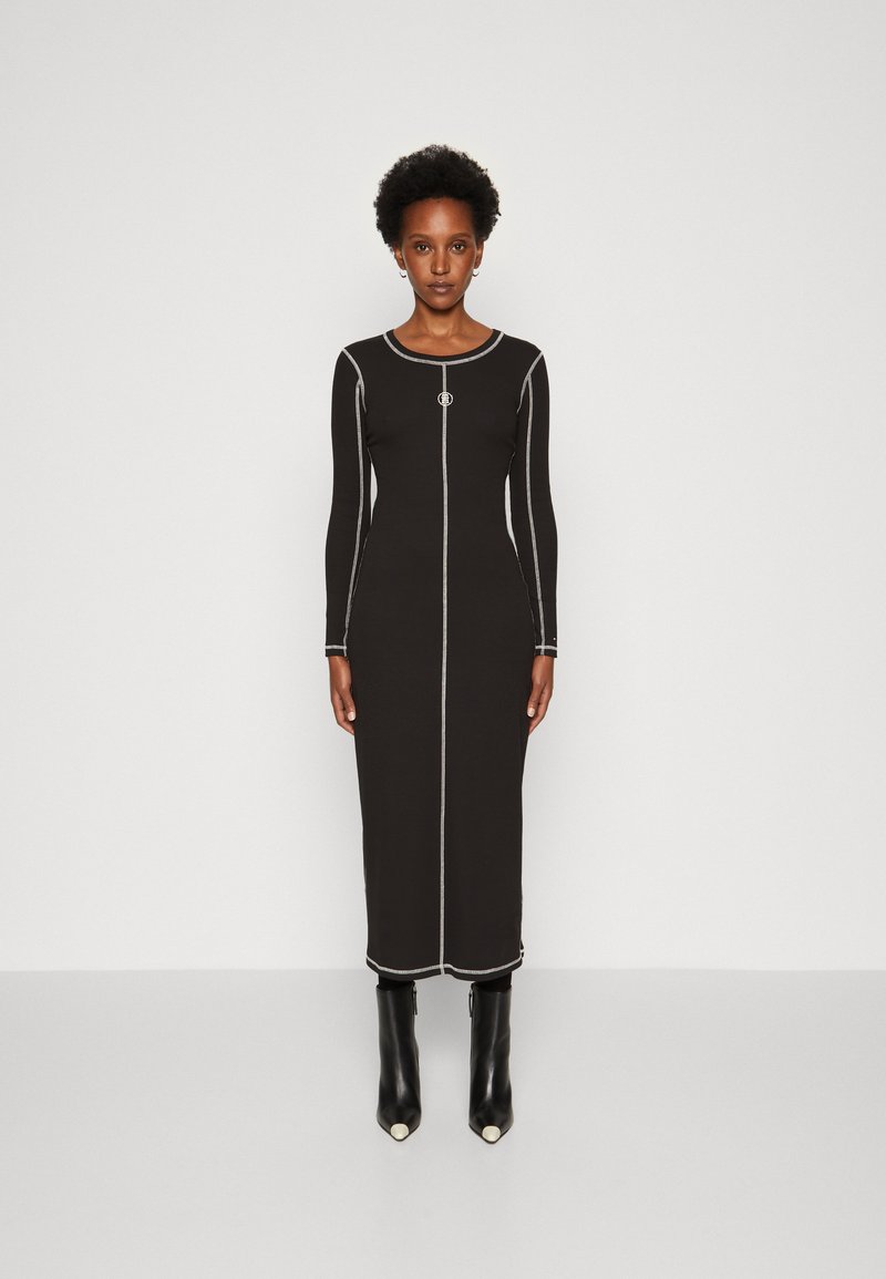Tommy Hilfiger STITCH DRESS - Rochie tip creion - black/negru - Zalando.ro