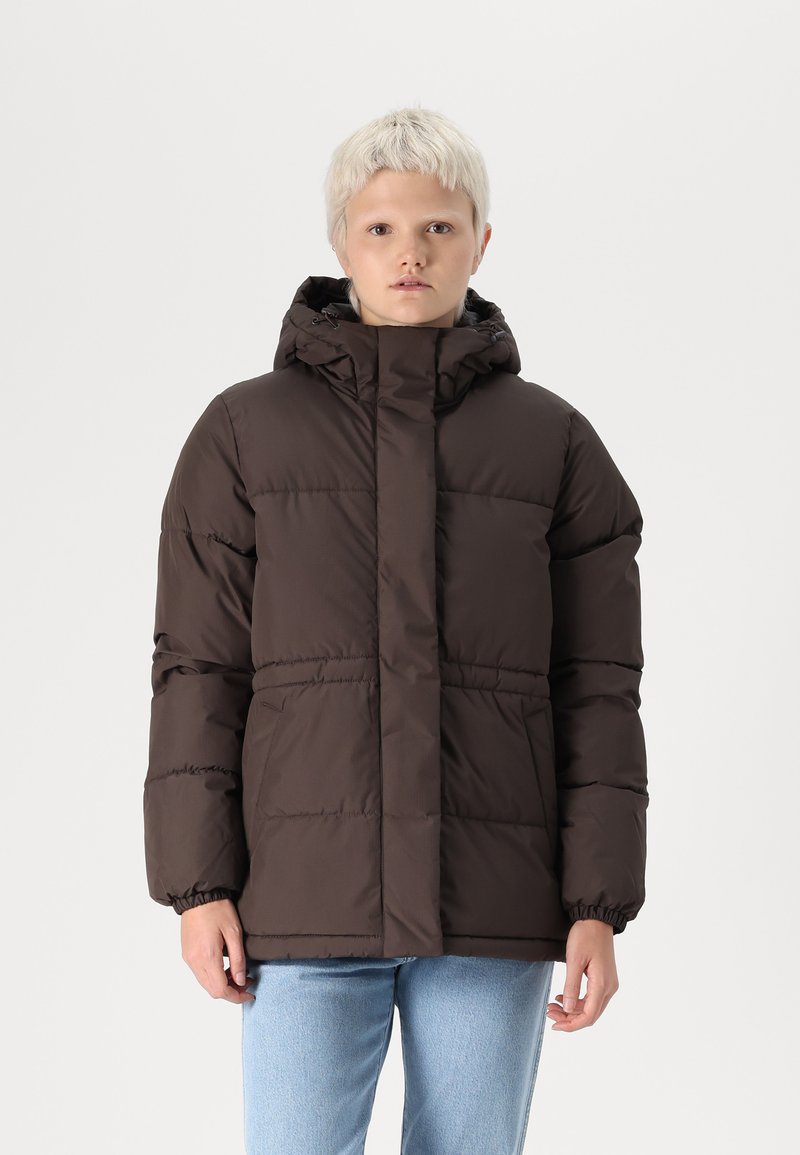 JJXX JXWORLD PUFFER OTW ACT - Winter jacket - mulch/bordeaux - Zalando.ie