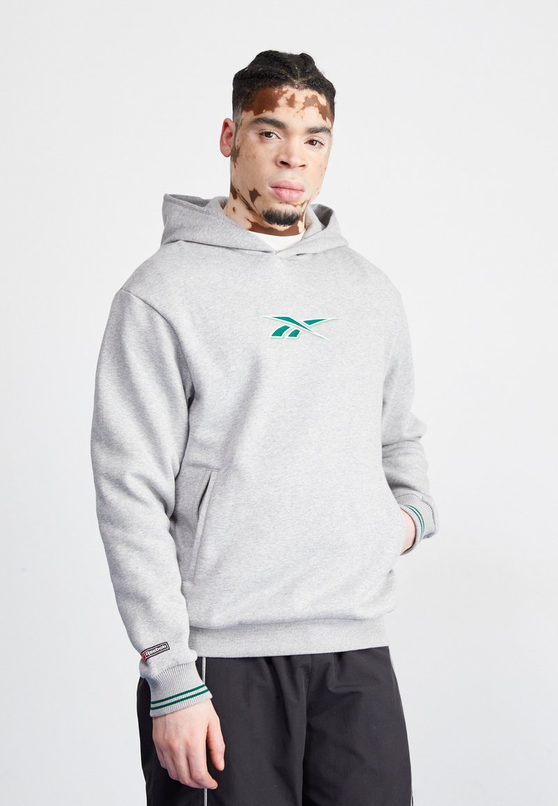 Reebok Classic UNIFORM HOODIE - Sweater - grey/grijs - Zalando.nl