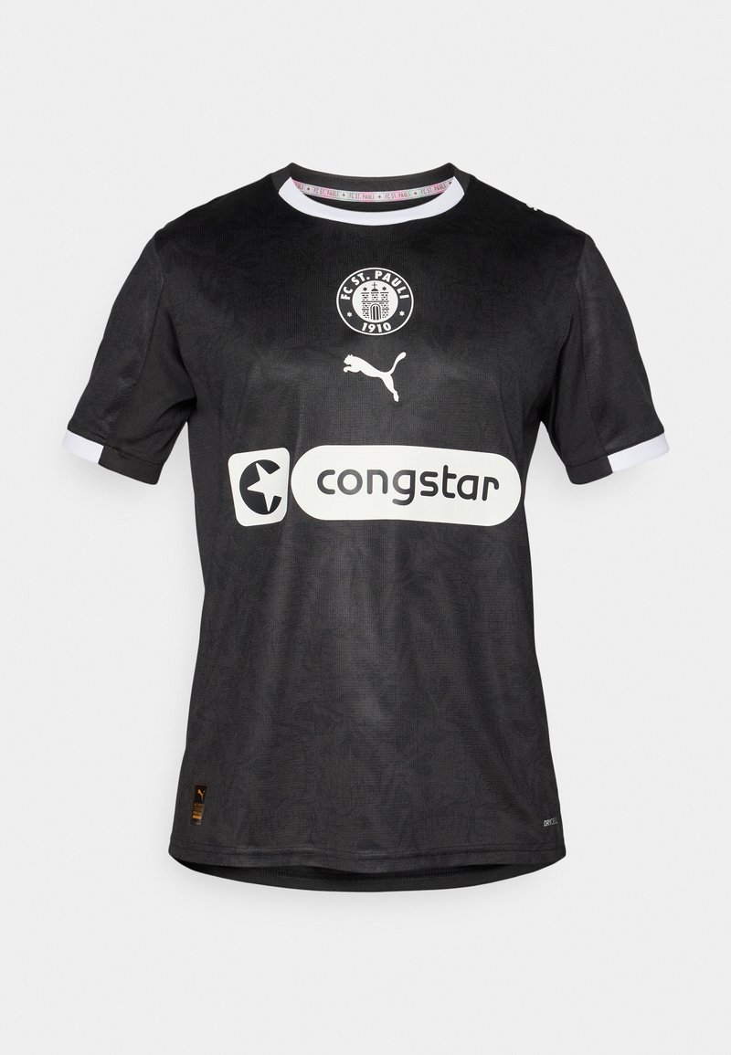 Puma FCSP THIRD - Club wear - black white/black - Zalando.co.uk