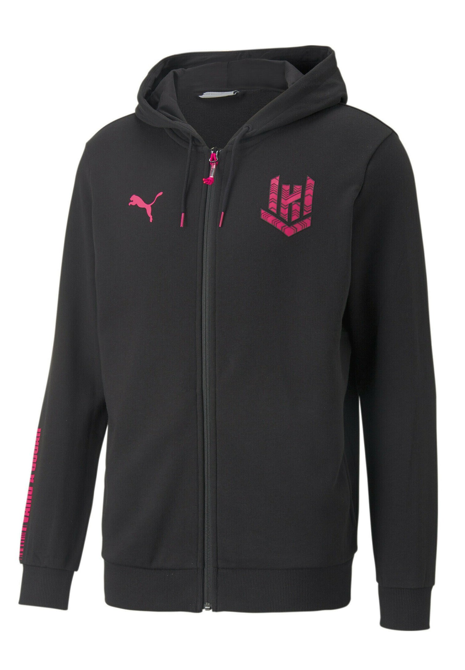 Puma KRÜ HOODED ESPORTS - Sweatjacke - black/schwarz - Zalando.ch