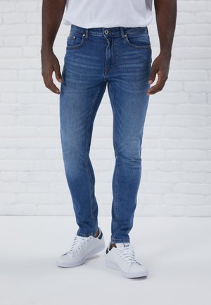 Denim Project MR RED LIGHT DESTROY - Jeans Slim Fit - sicily blue/blau ...