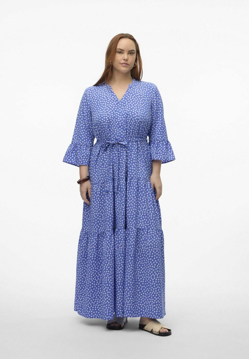 Vero Moda Curve VMZERA - Robe longue - wedgewood/bleu - ZALANDO.FR