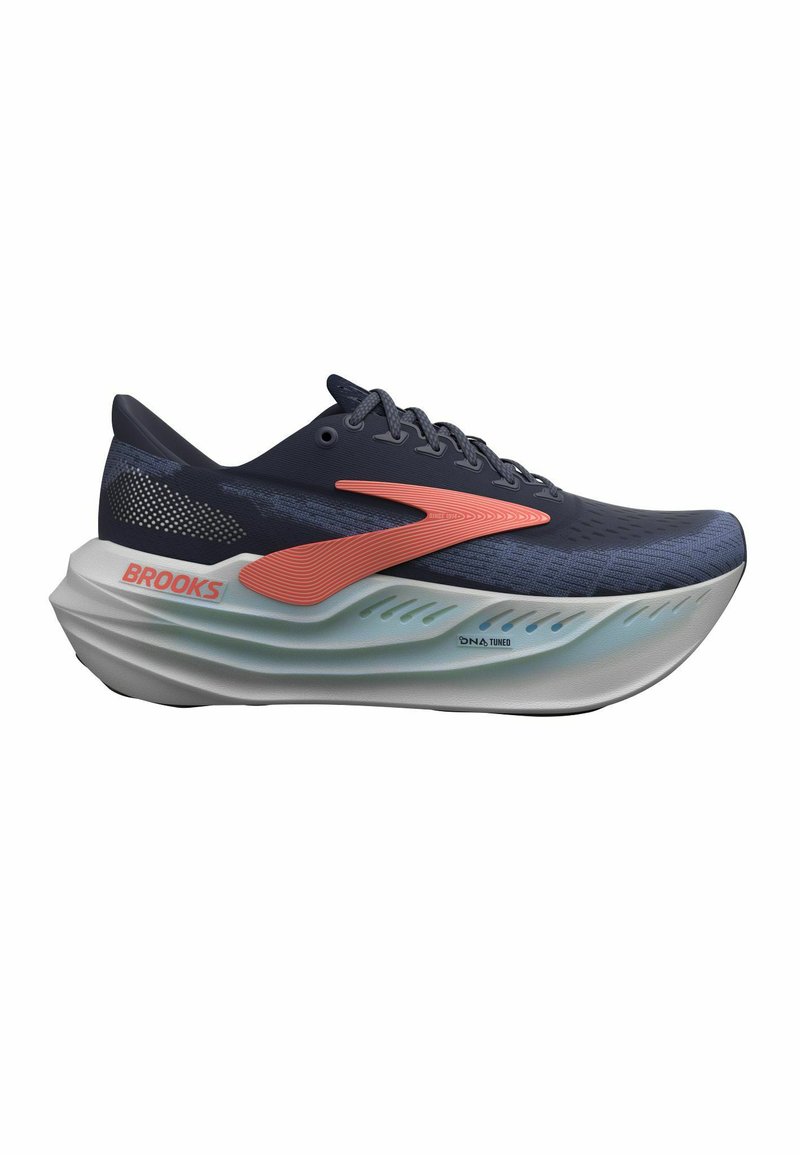 Brooks GLYCERIN MAX - Road running shoes - peacoat blue ribbon hot ...