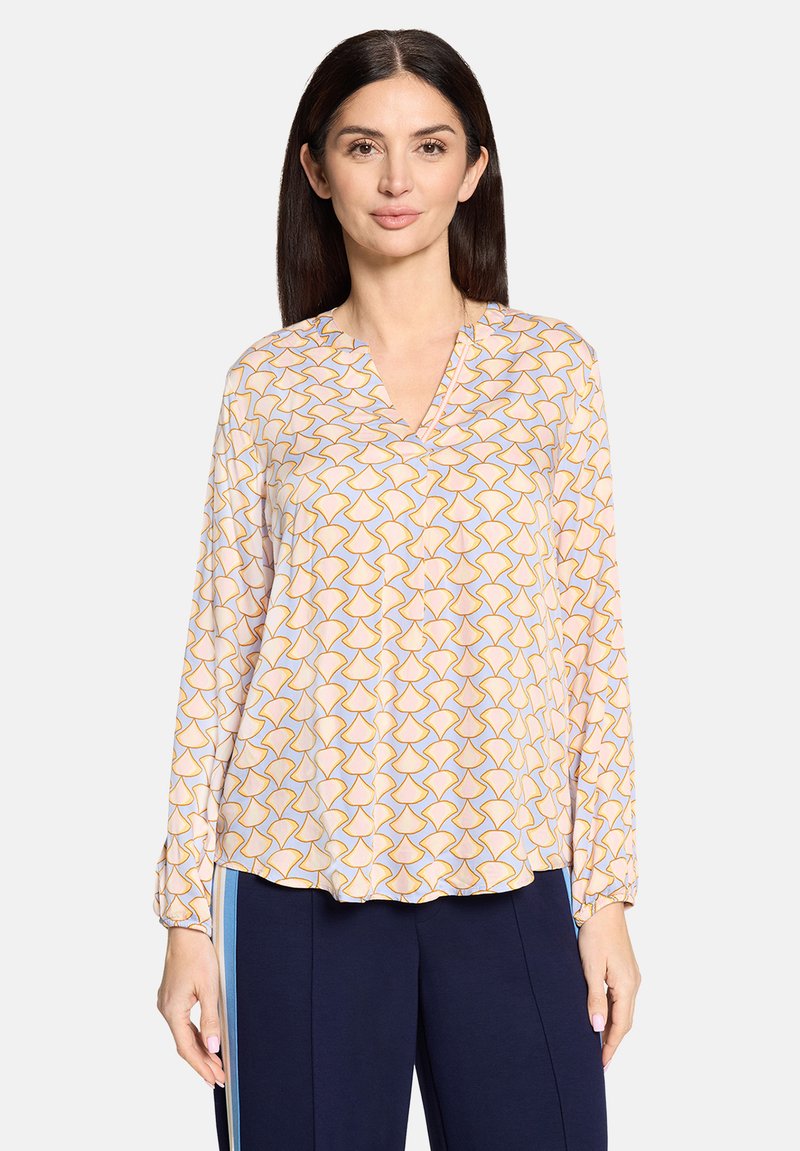 Cartoon CARTOON MIT MUSTER CASUAL - Blouse - blue apricot/blue - Zalando