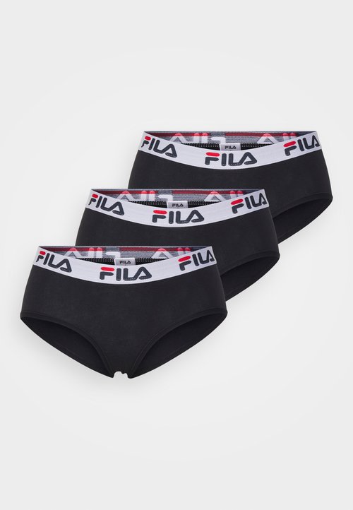 Fila WOMEN 3 PACK - String - black/noir - ZALANDO.FR
