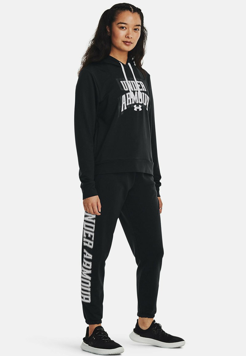 Under Armour UA RIVAL GRAPHIC - Jogginghose - black/schwarz - Zalando.ch