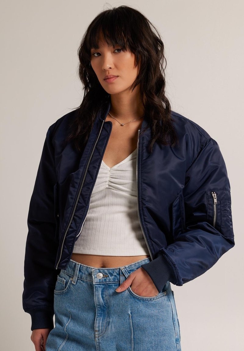 America Today JORDYN - Bomberjacks - dark blue/donkerblauw - Zalando.be