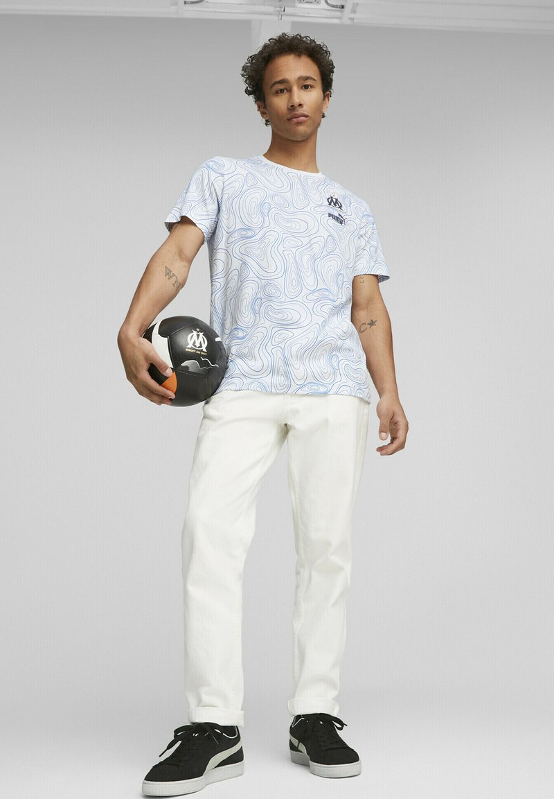 Puma Print T-shirt - white clyde royal/white - Zalando.ie