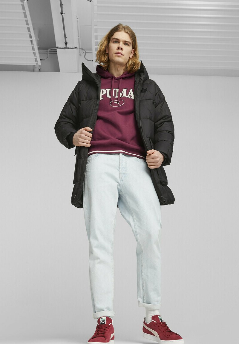 Puma MIT SCHÜTZENDER KAPUZE - Down coat - Black/black - Zalando.ie