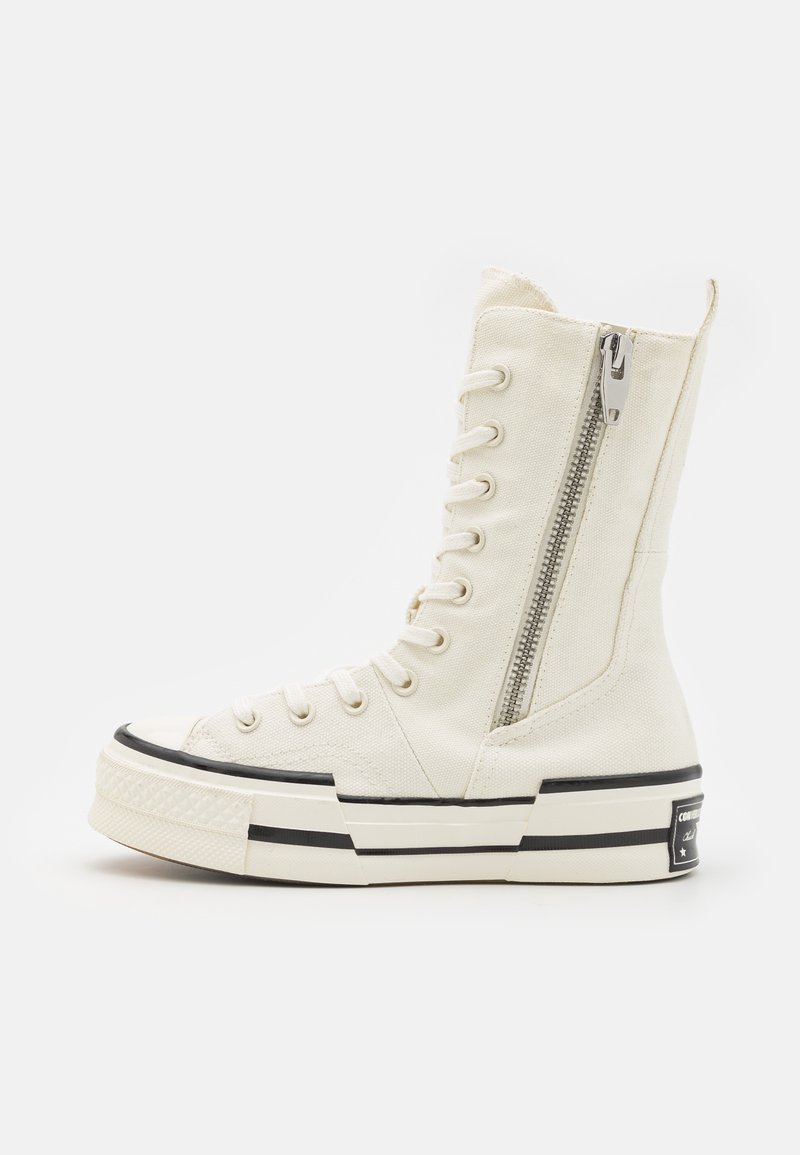 Converse CHUCK 70 PLUS XHI - Sneakers high - egret/black/beige - Zalando.dk