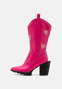 LAMODA LONELY HEART - Botas de tacón - fuchsia/rosa - Zalando.es