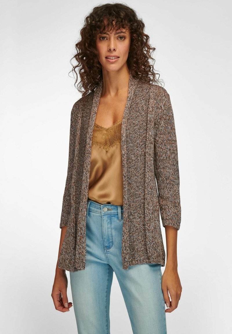 PETER HAHN Cardigan - multicolor/mørkegrå - Zalando.dk