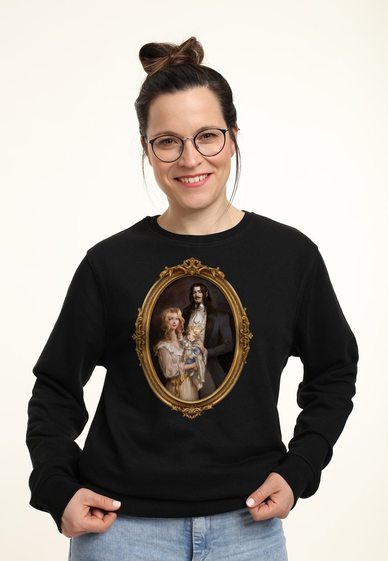 Henry Tiger CASTLEVANIA FAMILY PORTRAIT - Sweatshirt - black/noir ...