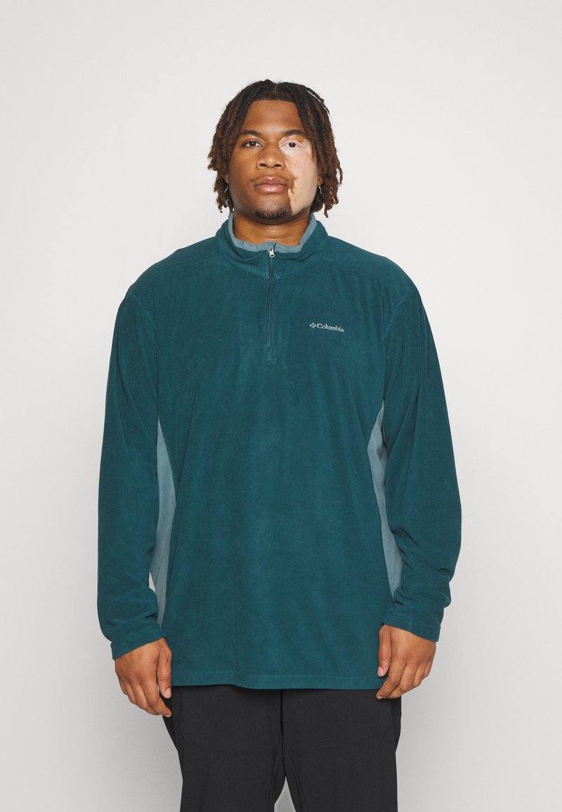 Columbia KLAMATH RANGE HALF ZIP - Fleece jacket - night wave/met/blue ...