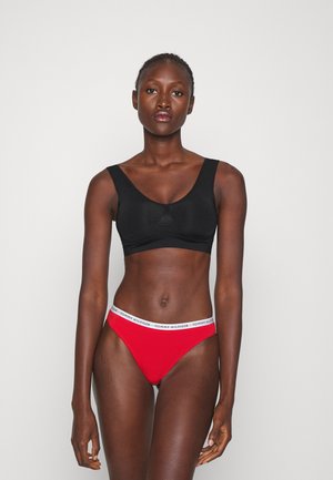 Tommy Hilfiger ESSENTIALS 3 PACK - String - medium grey htr/white/black/grijs - Zalando.nl