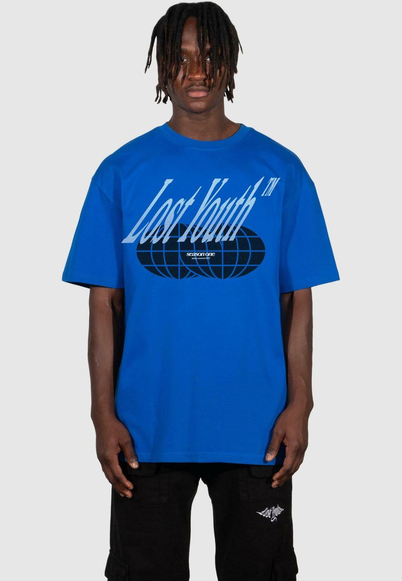 Lost Youth LY TEE - ICON - T-Shirt print - cobalt blue/blau - Zalando.de