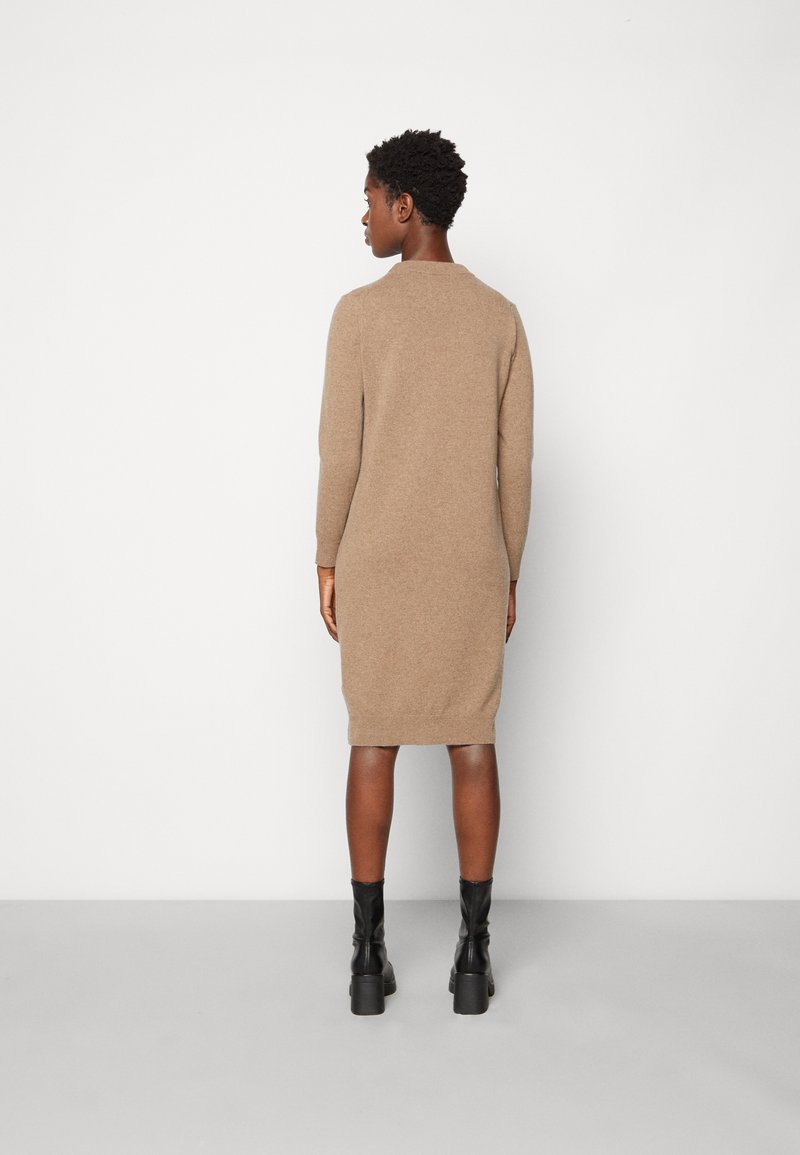GANT DRESS - Robe pull - mole brown/marron - ZALANDO.FR