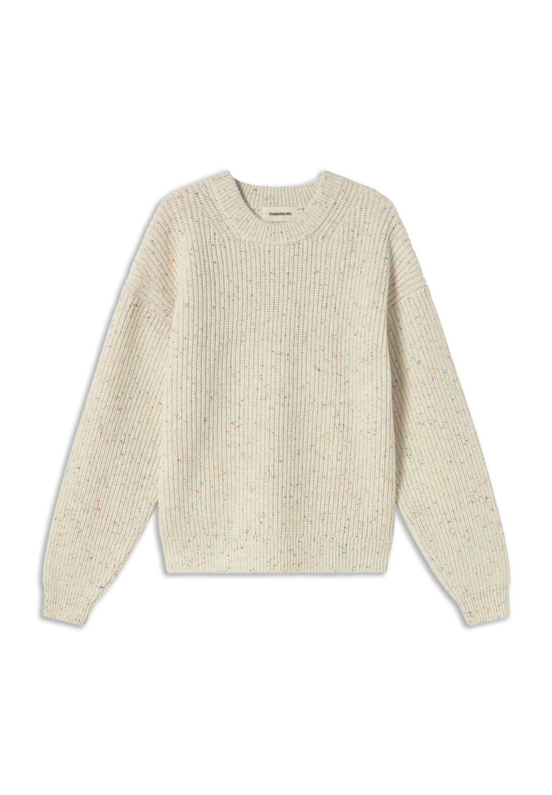 Thinking Mu CARMEN - Strickpullover - off white/offwhite - Zalando