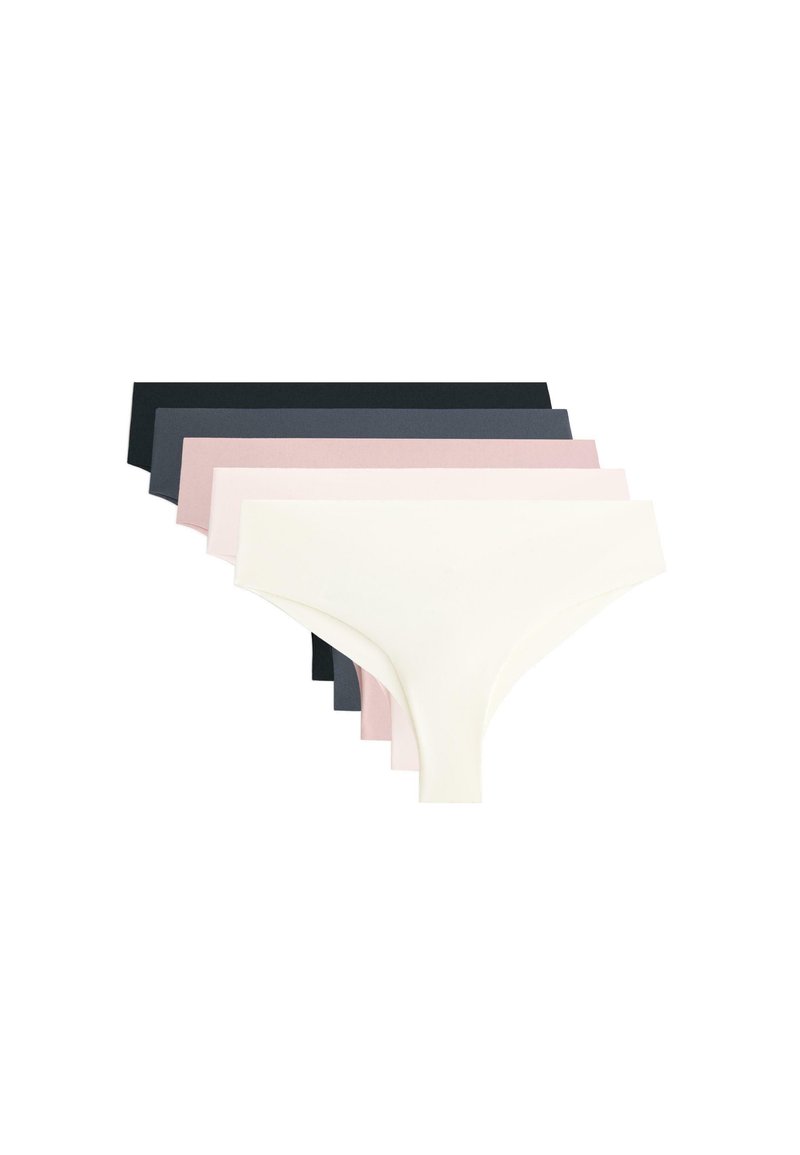 OYSHO 5 LASER-CUT POLYAMIDE BLEND BRAZILIAN - String - brown/brun ...