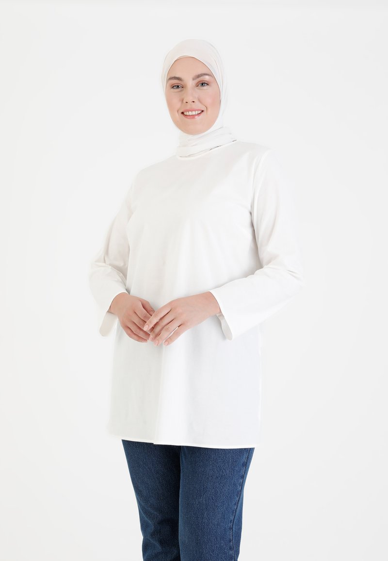 Modanisa T-shirt à manches longues - ecru/écru - ZALANDO.FR