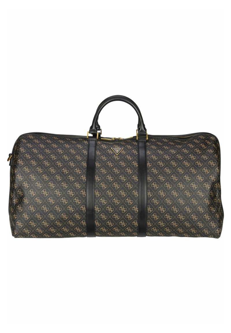 Guess VEZZOLA SMART WEEKENDER - Weekend bag - brown ochre/brown ...