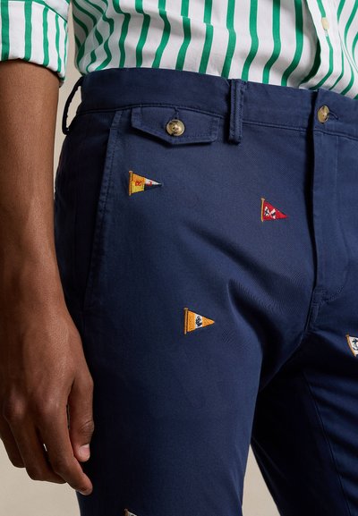 Polo Ralph Lauren BEFORD FLAT FRONT - Chinos - newport navy/mörkblå - Zalando.se