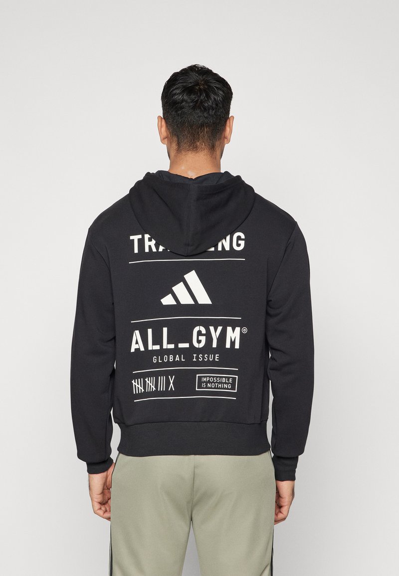 adidas Performance ALL GYM PUMP COVER HOODY - Felpa con cappuccio ...