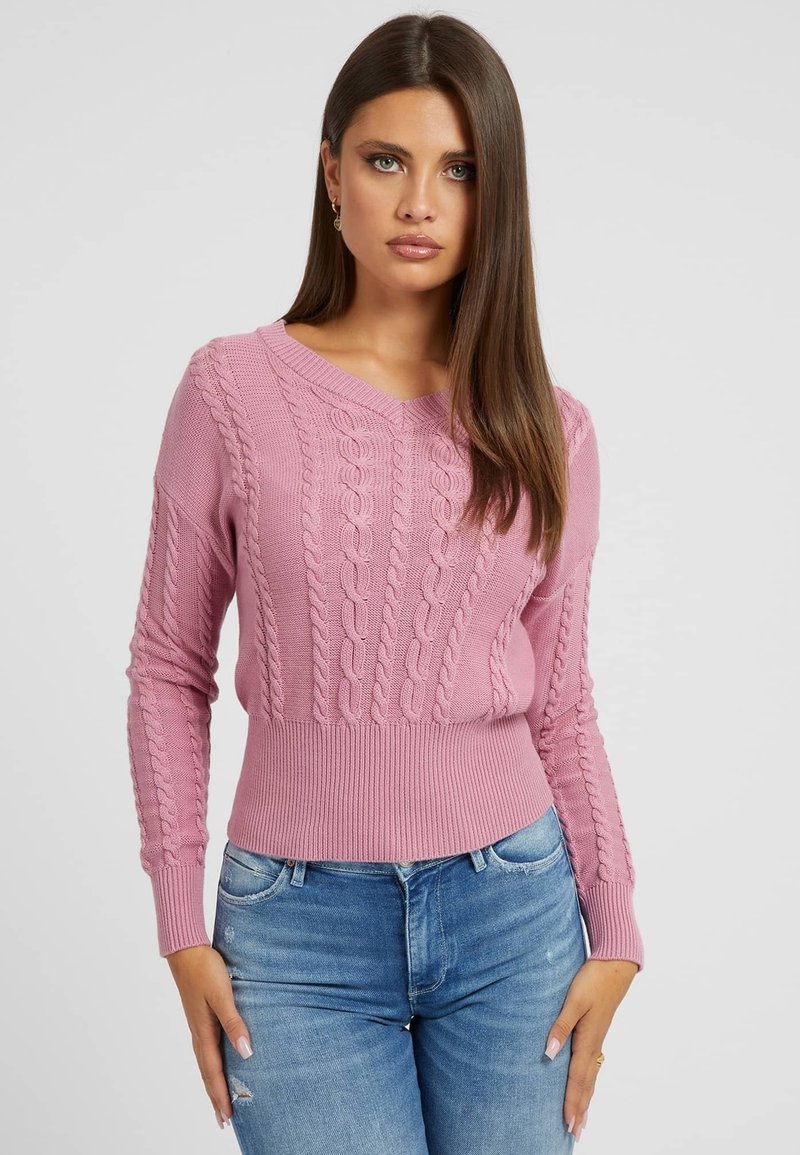 Guess Strickpullover - rose/pink - Zalando.de
