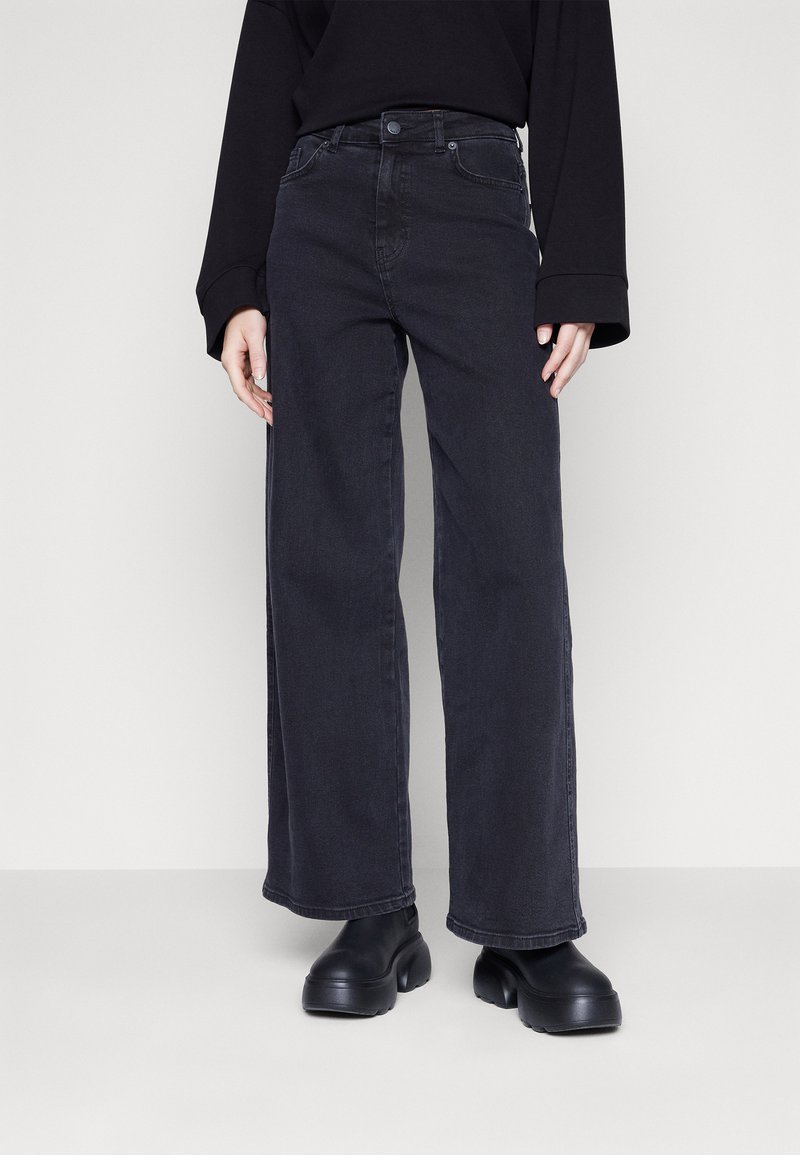 MSCH Copenhagen DRIKA RIKKA LONG - Jeans Relaxed Fit - black wash/black ...
