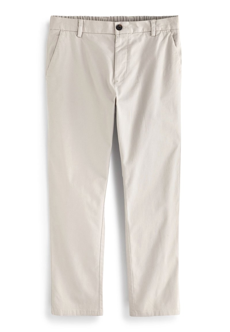 Next Chino - light stone elasticated waist/offwhite - Zalando.dk