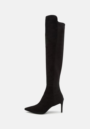 Stuart Weitzman SOHO KNEE HIGH BOOT - Plateaustiefel - black/schwarz ...