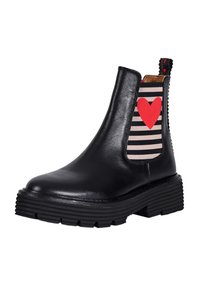 Crickit Enkellaarsjes met plateauzool - schwarz/zwart - Zalando.nl