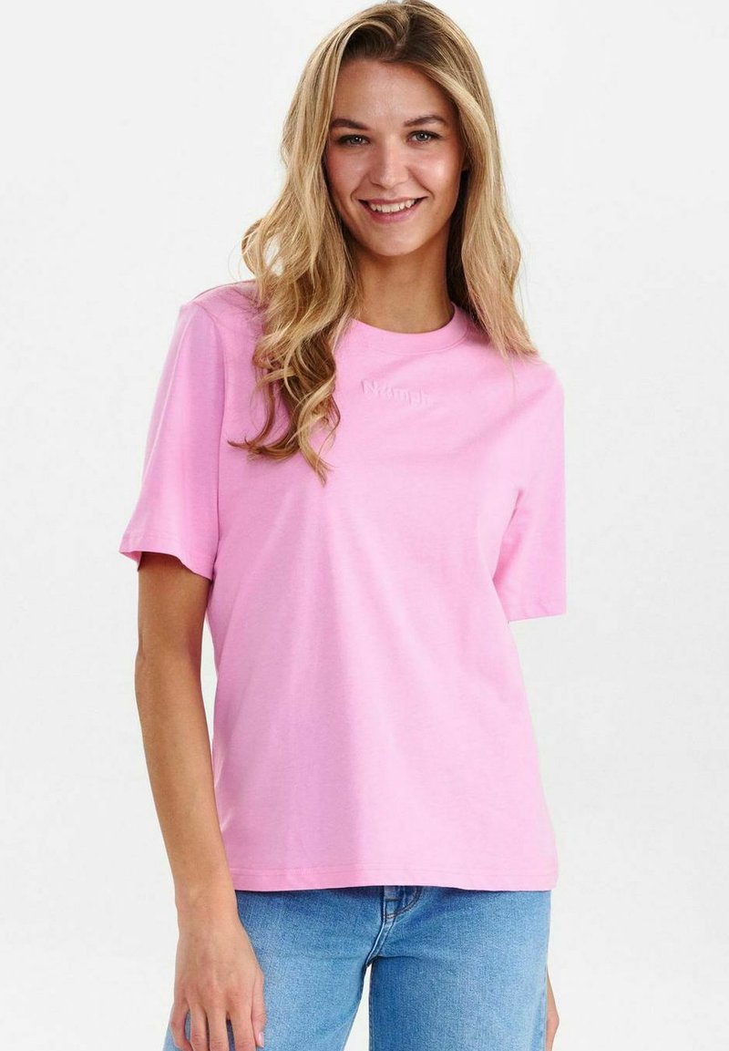Nümph NUJUSTINE - T-Shirt basic - begonia pink/pink - Zalando.at